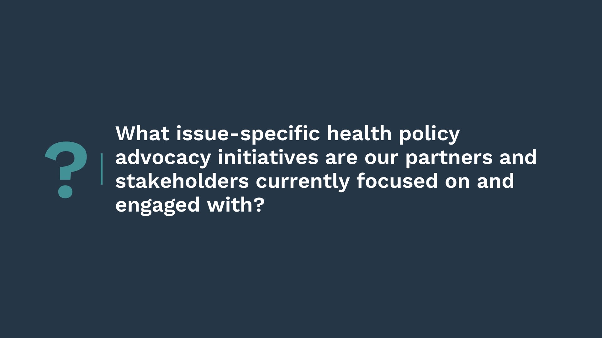 Community-Informed Policy Advocacy: Strengthening Health Equity Efforts ...