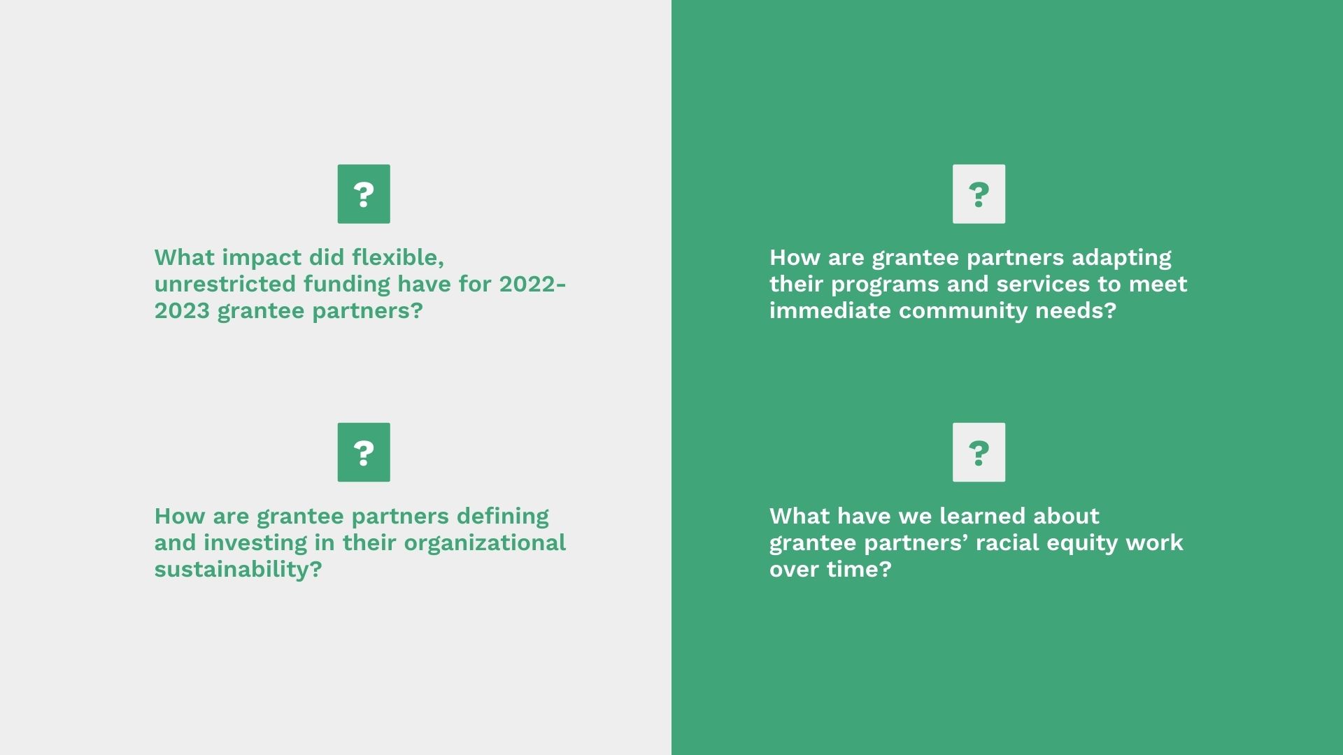 General Operating Support in Action – 2022-2023 Grantmaking Report and ...